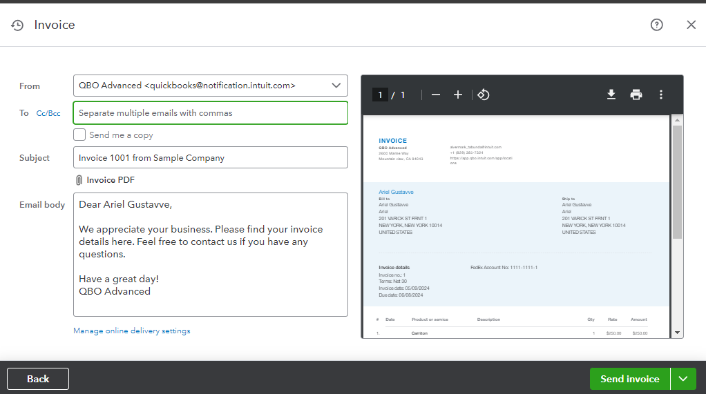 Invoice [Invoice No.] Not Working