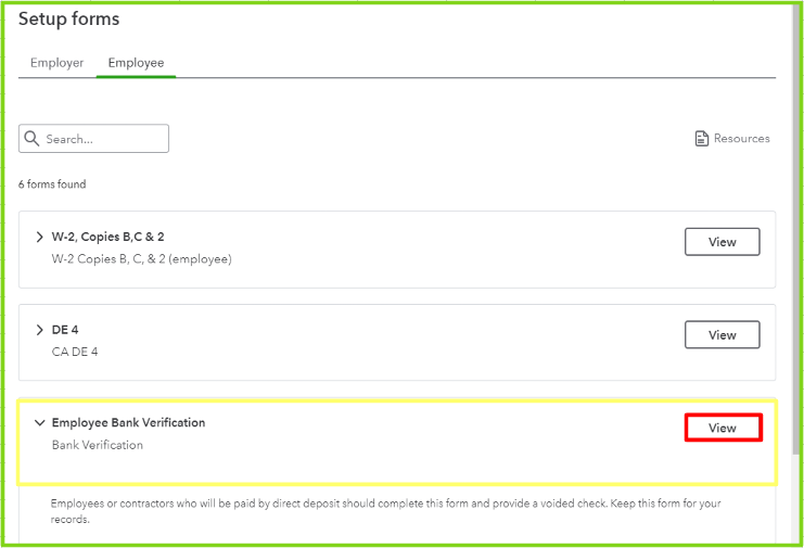 Where can you find the direct deposit form on Quickbooks online? I just ...