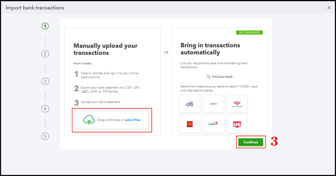 Importing a GL File into Quickbooks Online
