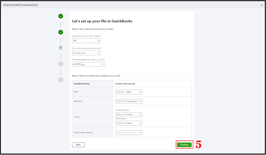 Importing a GL File into Quickbooks Online