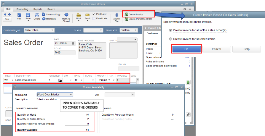 Open Sales Orders by Item