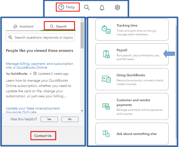 In QB Online Payroll, changing an employee's address changes all of her ...