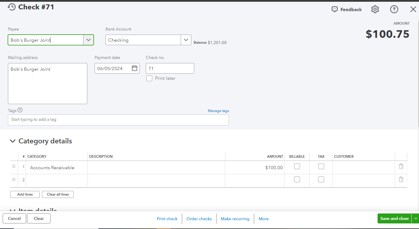 Solved: Open Balance due to old invoices