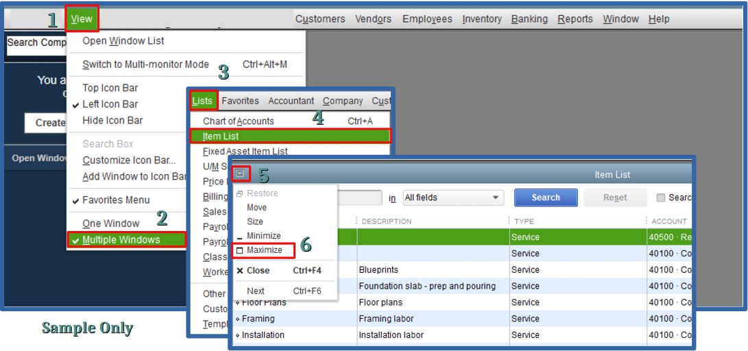Various screens throughout QuickBooks | QuickBooks Community