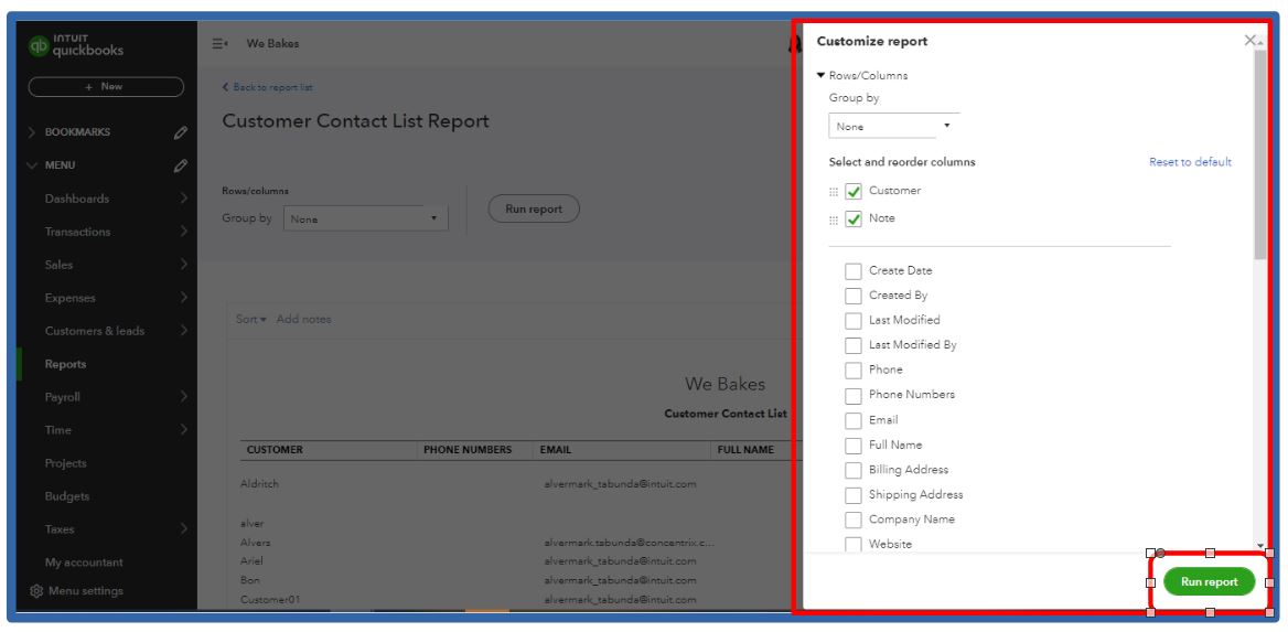 Customer credit limit