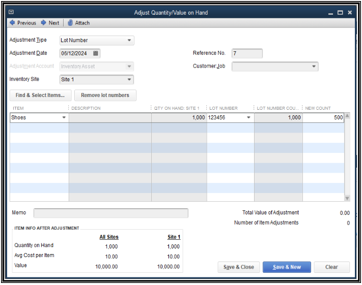 Solved: Inventory Quantity on Hand By Site vs Inventory Quantity on ...