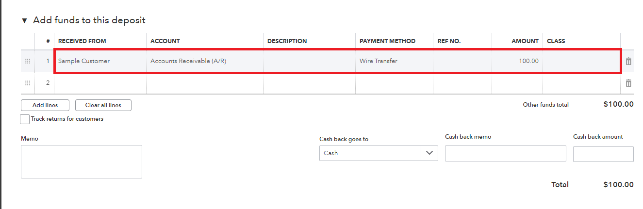 Wire payment Wire transfer