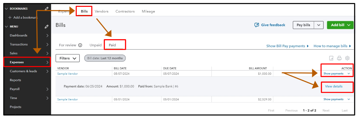 I accidentally marked an invoice as paid when it is not. How do I ...