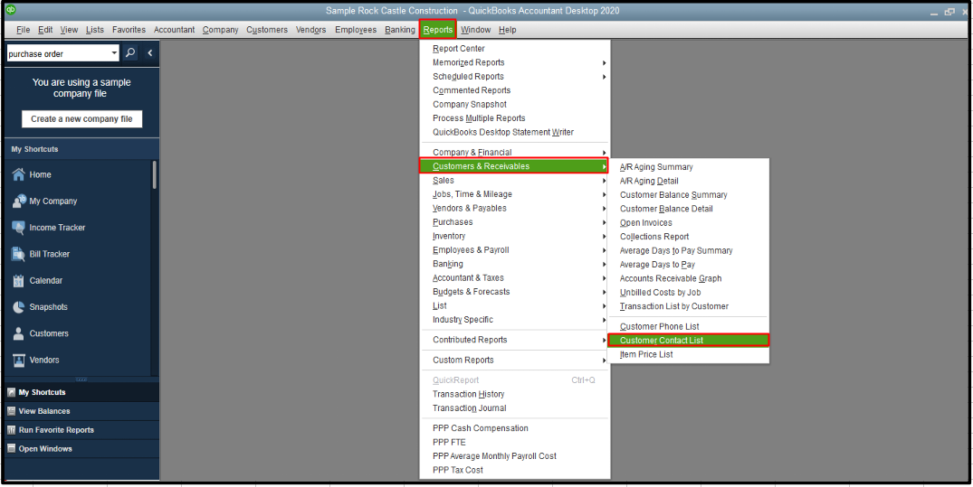 Creating a customer list based on the creation date | QuickBooks Community