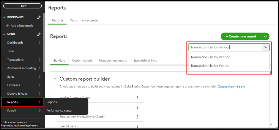 Custom Report POs versus invoice versus inventory by product