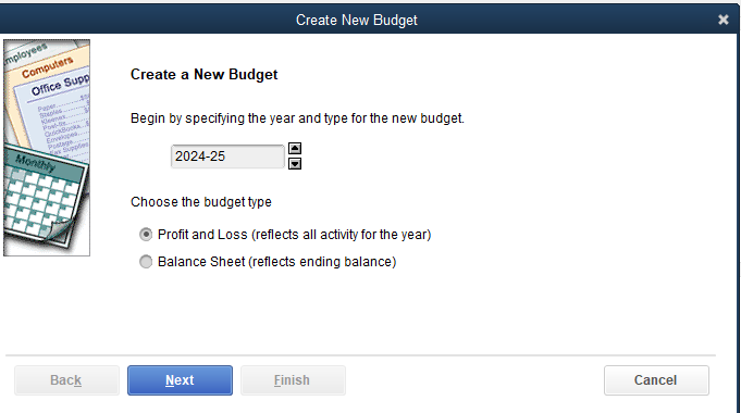 Creating a budget using yearly totals versus monthly