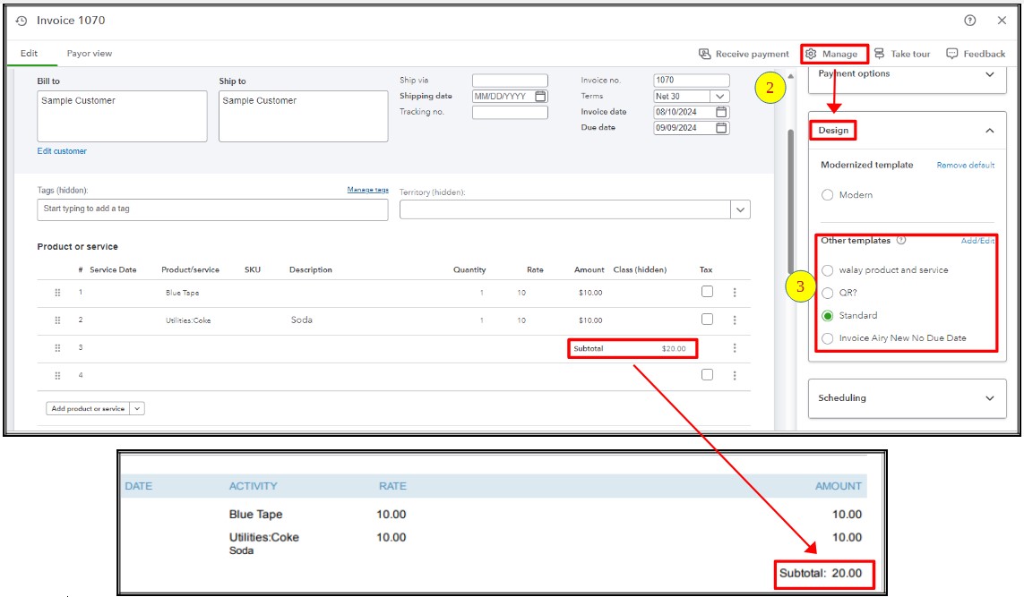 Solved: New Invoices and Estimates removed Subtotals and Don't Allow ...