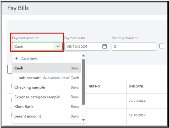 I need to delete some payment methods used on invoices and bank ...