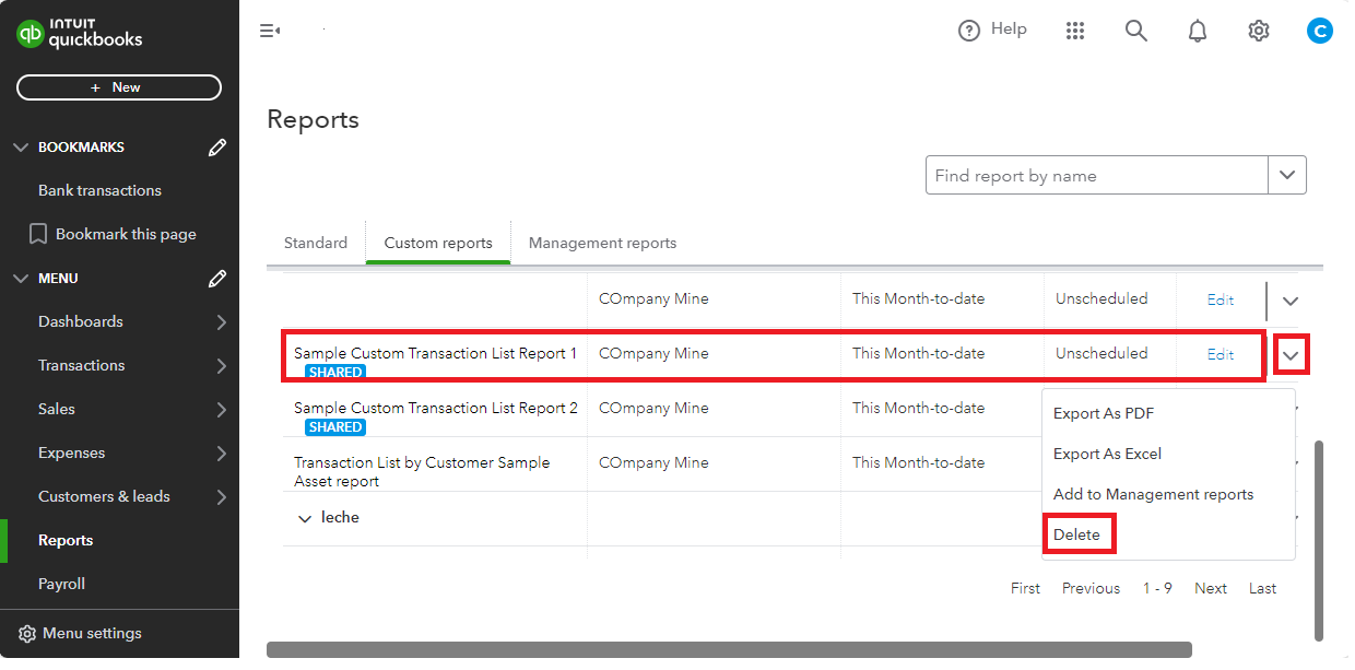 Share report with new users