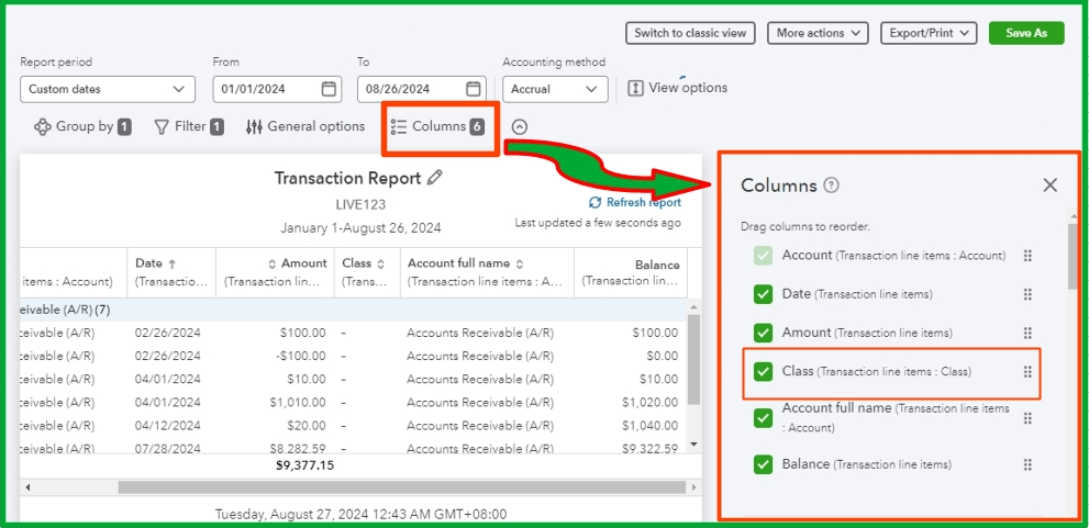 Solved: Accounts Receivable by Class