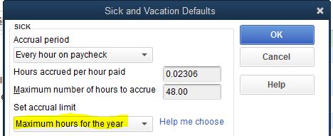 MN Sick and Safe Accrual of Hours | QuickBooks Community