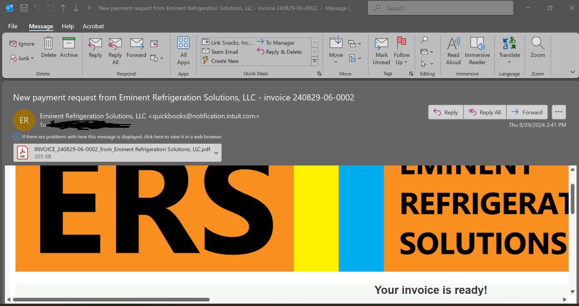 Solved: Why is my invoice logo in the email message so large ...