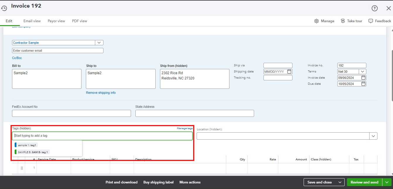 Creating subprojects