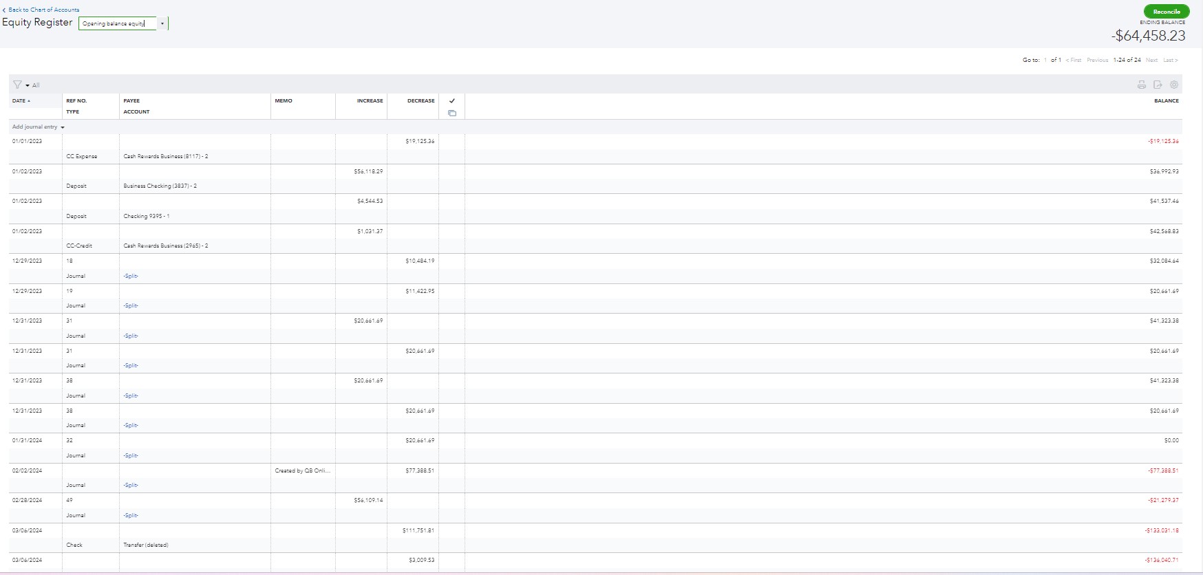 Opening balance equity | QuickBooks Community