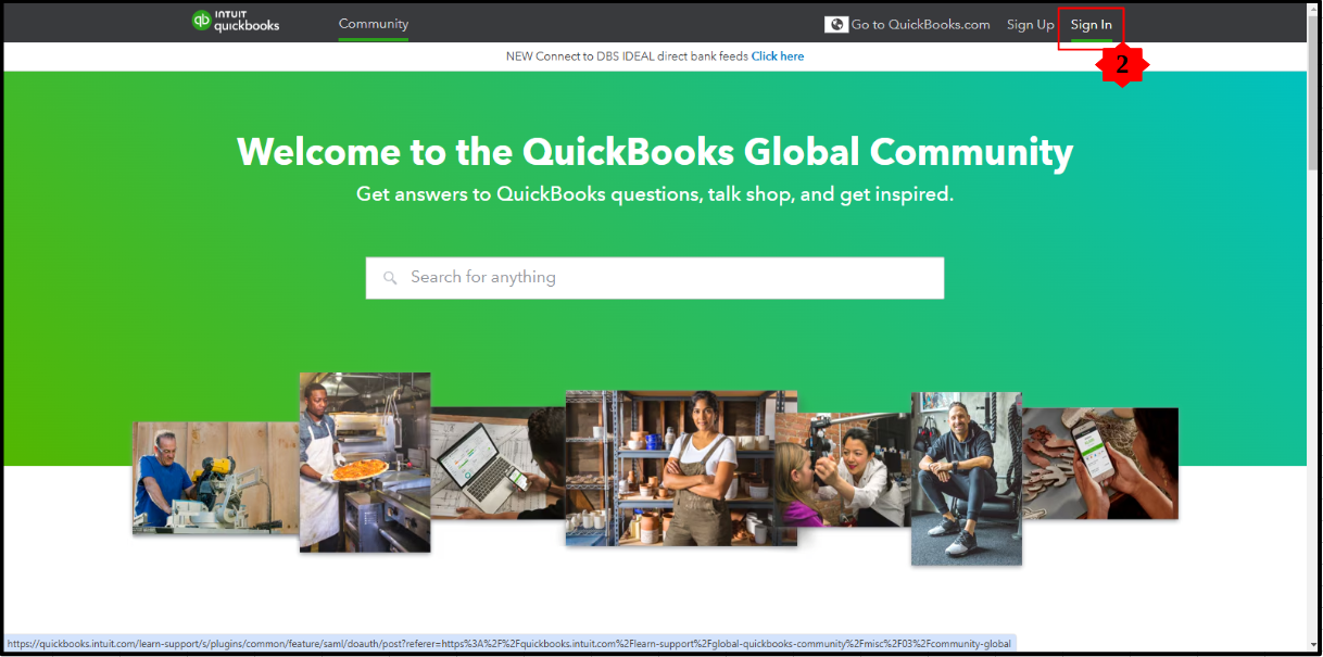 Solved: How to resolve login to community page problem? | QuickBooks ...