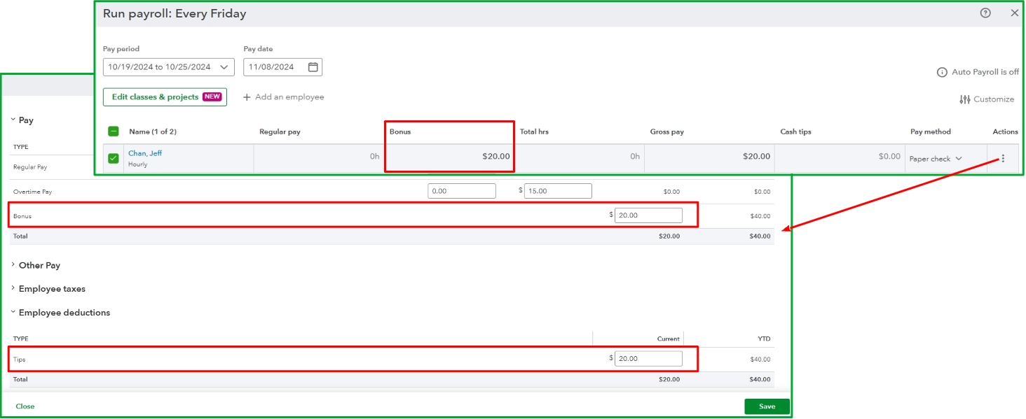 Report Tips to quickbooks