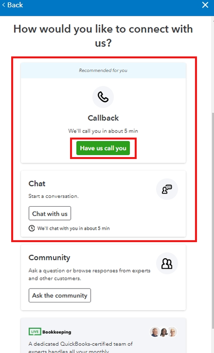 Solved: Contact number for support
