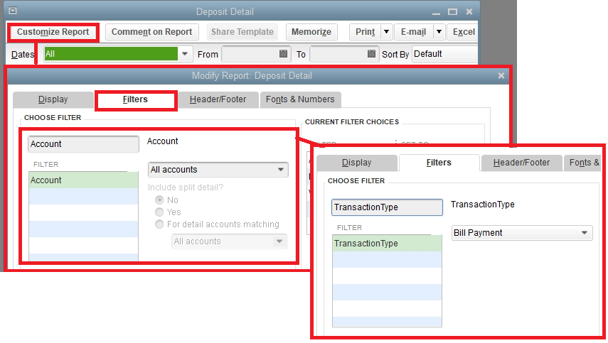 Solved: Deposit Detail report | QuickBooks Community