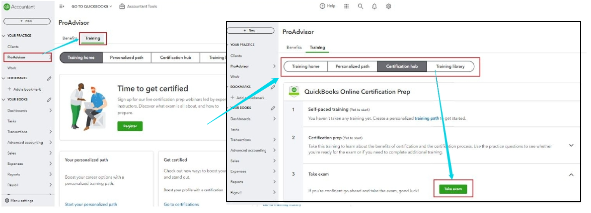 QuickBooks Online Certification trainings and exams I have a 20-year ...