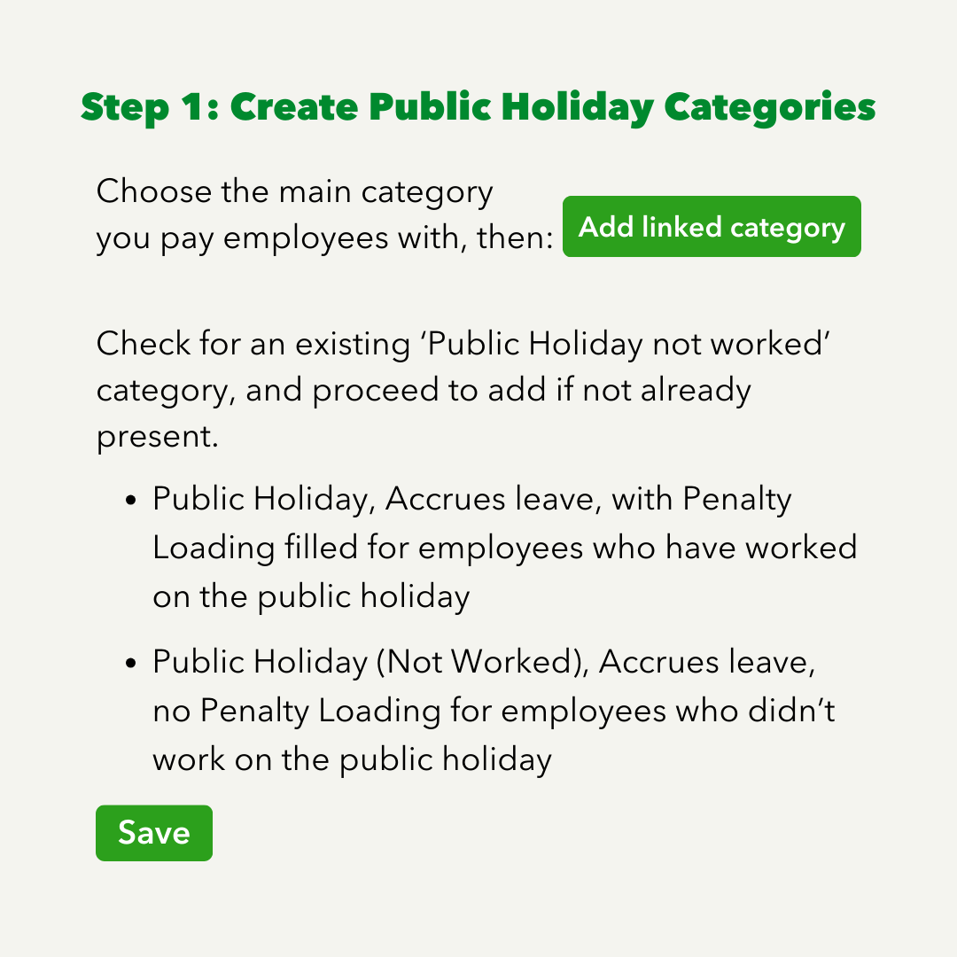 Solved: How to record Public Holiday Pay in QuickBooks Payroll