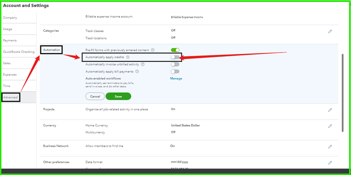 Disable "PAID" watermark from $0.00 Invoices in QuickBooks Online