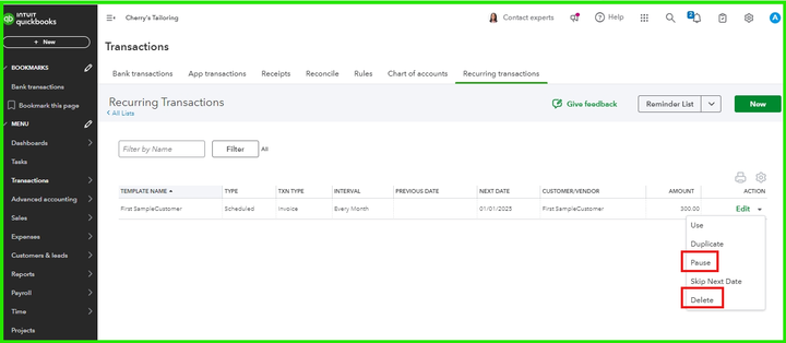 Disable "PAID" watermark from $0.00 Invoices in QuickBooks Online
