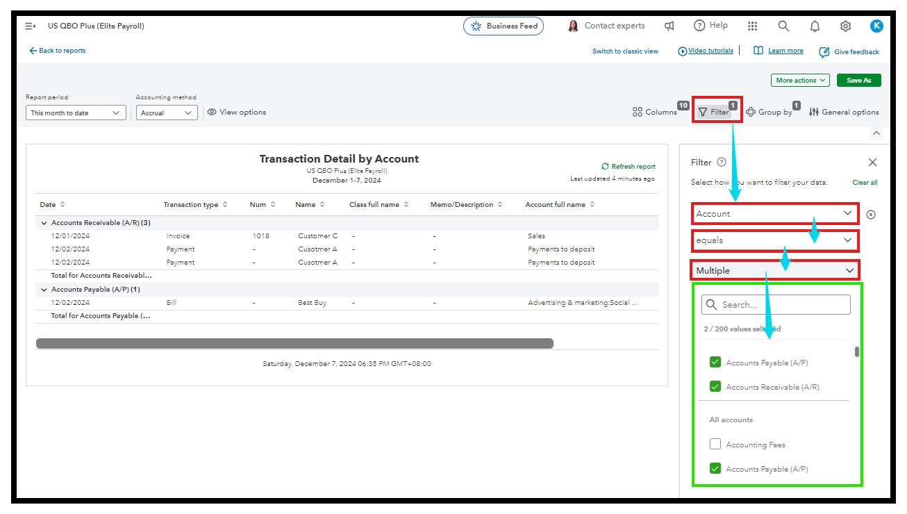 Modern View doesn't show amounts or account balances in Transaction ...