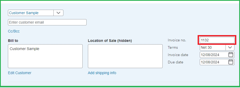 how do i fix invoice numbering sequence and correct invoice number to ...