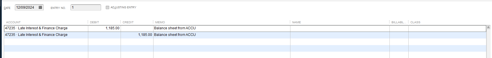 Solved: General Journal Entry Not Showing Up on P&L