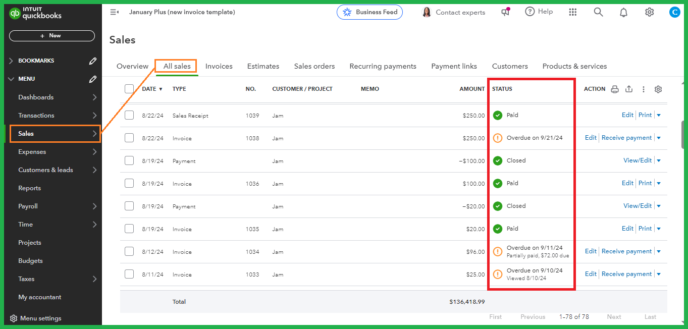 QuickBooks Online Plus missing Notifications of Declined Credit Cards ...