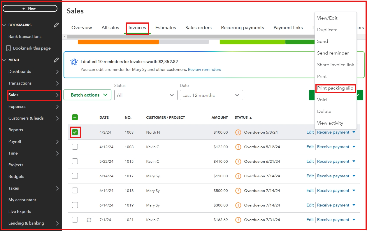 How do I find the commercial invoice and packing list template in my ...