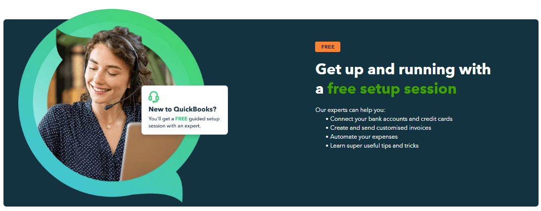 New QuickBooks Online Customers get Free Expert Guided Set Up