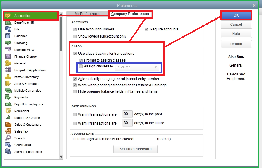 Implementing Classes .....??? ASAP please. | QuickBooks Community