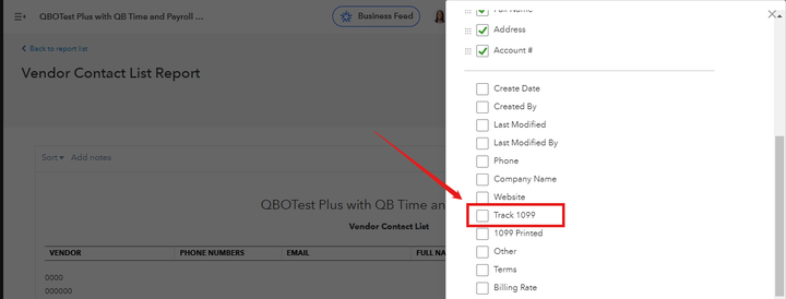 Showing SSN/EIN for 1099 Purposes