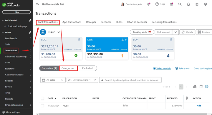 Solved: QBO Payments