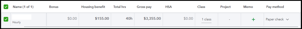 Entering manual payroll checks in QuickBooks Online Payroll