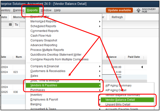 How to get a report in QuickBooks Desktop Accounts payable average time ...