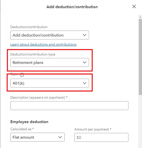 How to add solo 401k employee, employer and after tax contribution on ...