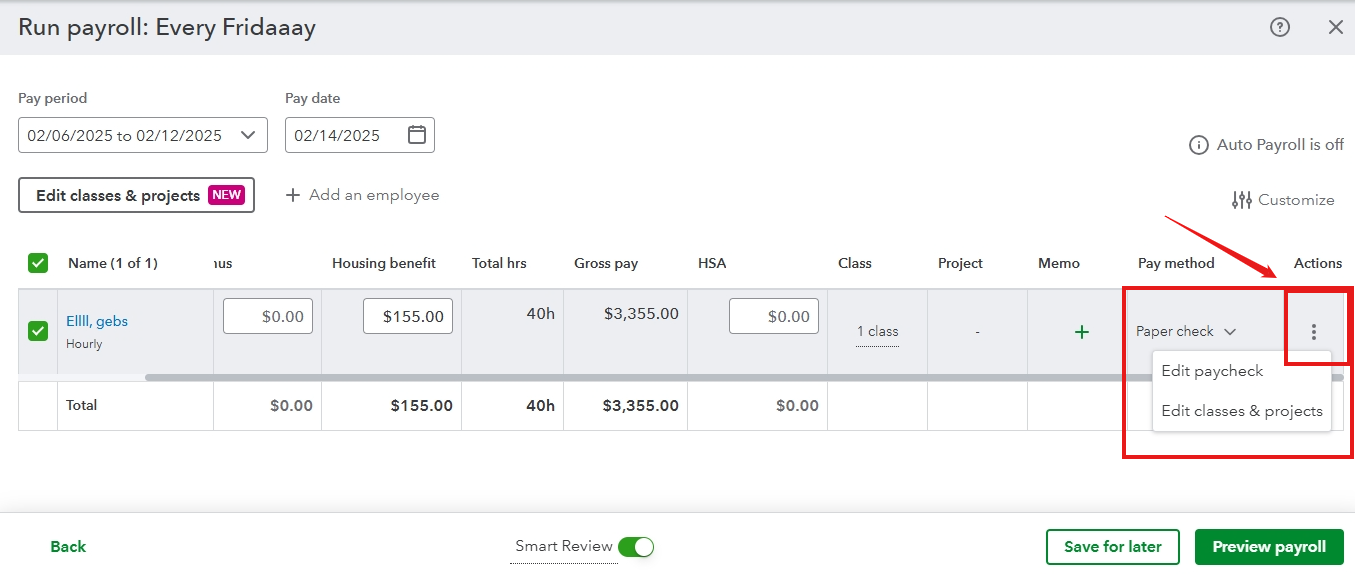 Entering manual payroll checks in QuickBooks Online Payroll | QuickBooks Community