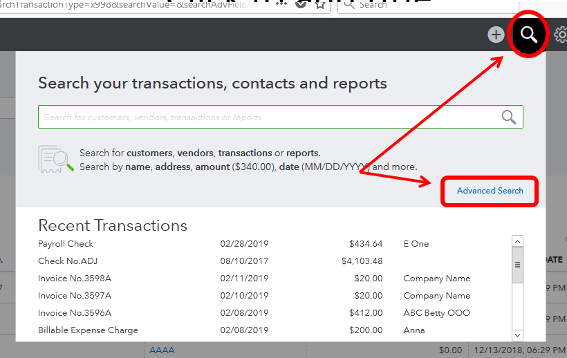 How to find missing transactions for one client in 2018