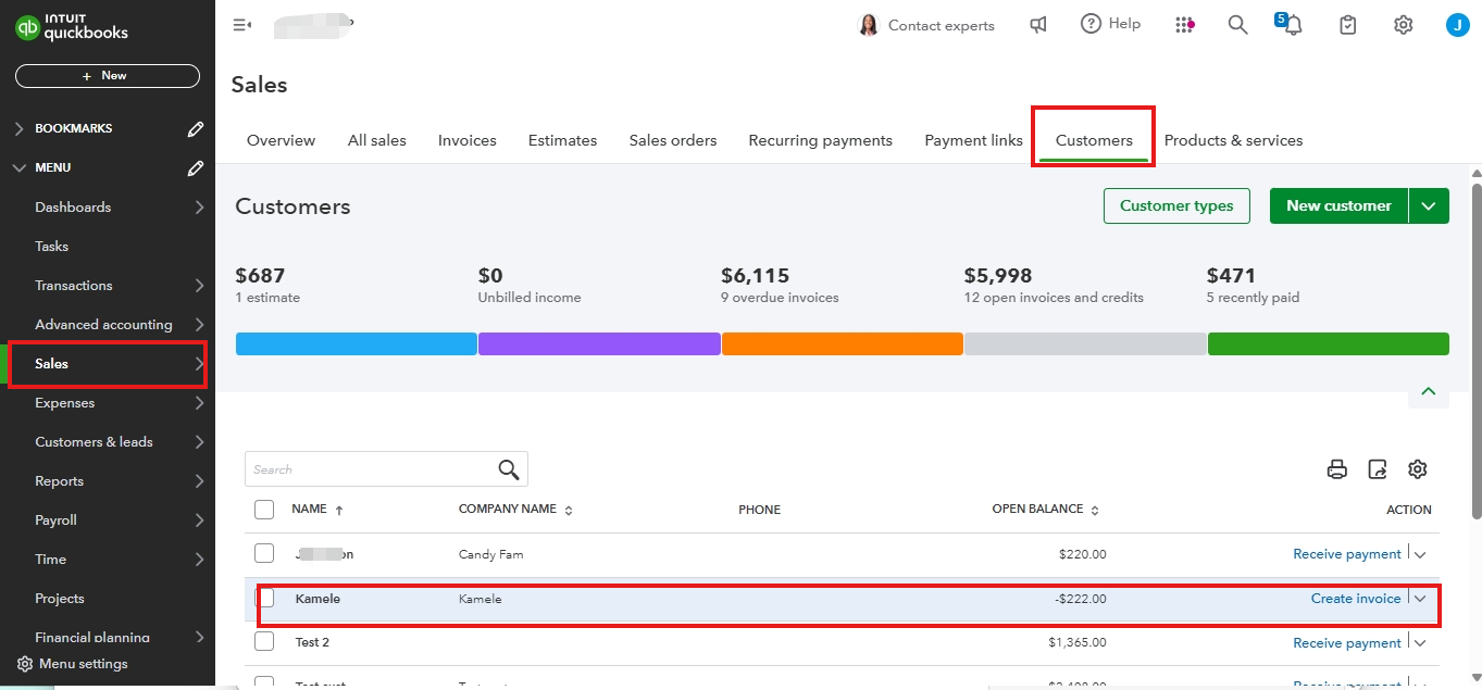 How to set up the credit limit for customers? | QuickBooks Community