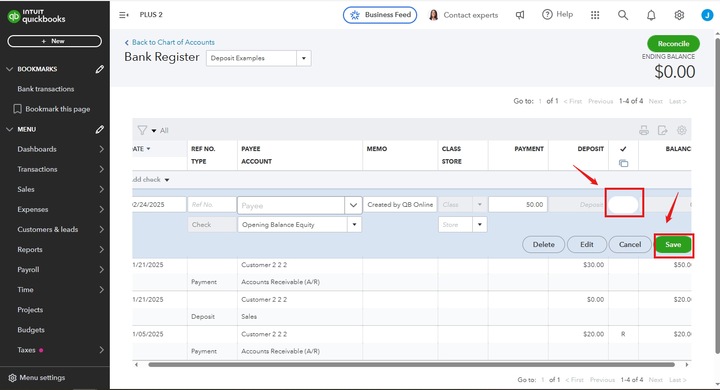 Quickbooks account setup issue?