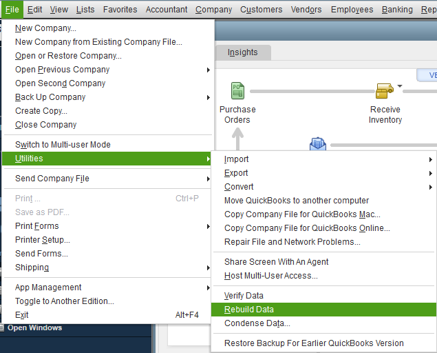 Purchase Orders Item Receipts Vendor Bill | QuickBooks Community