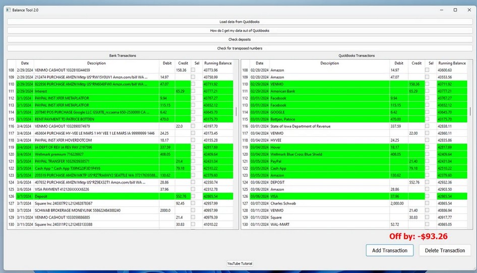 How to import bank transactions using excel.