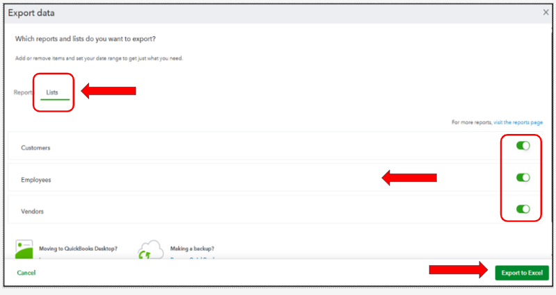 Moving from one QBO to a new QBO account